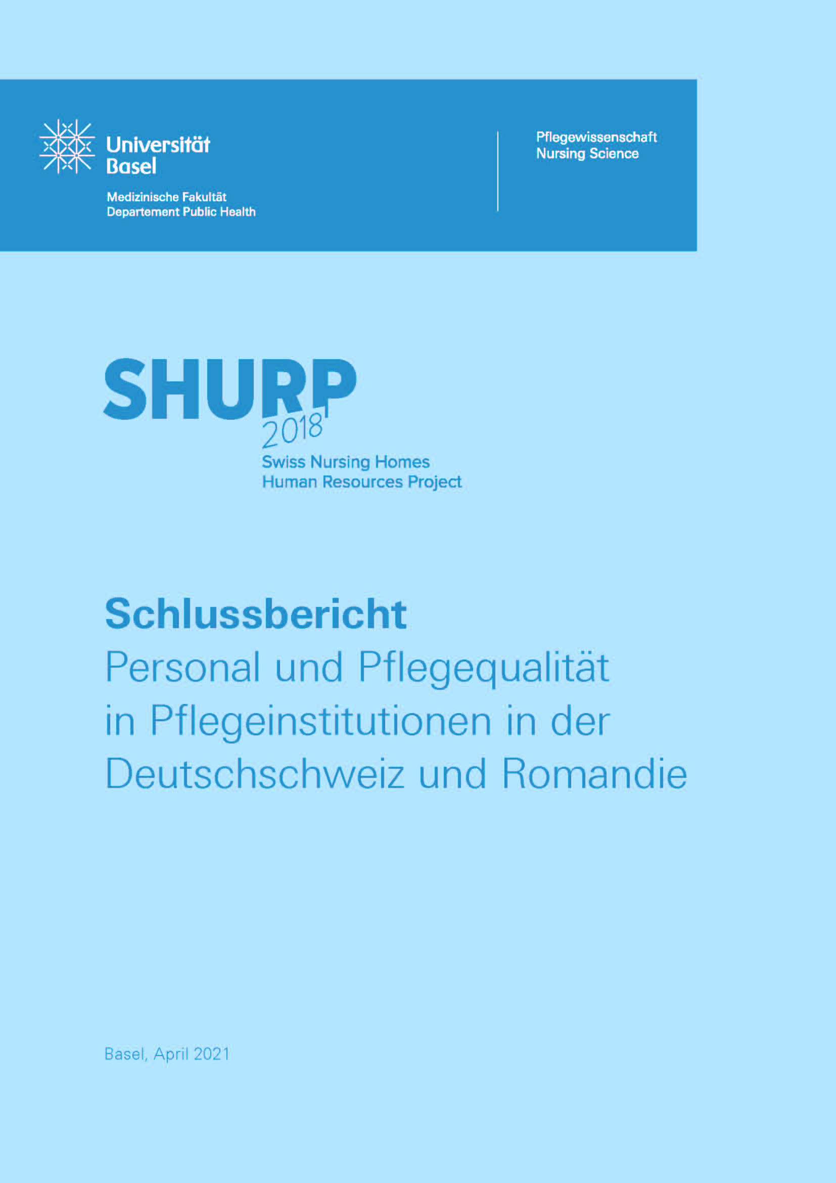 SHURP 2018: Vorträge/Publikationen – SHURP 2018
